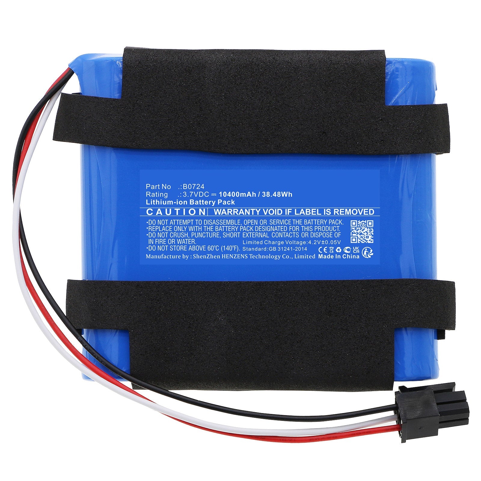Hikvision B0724, DS-2XS2T46XM Replacement Battery 10400mAh Li-ion – NextBatteries.com