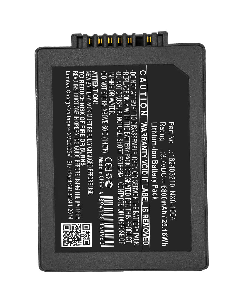 Handheld 162403210, BAT-G2-003, BP14-001200, Nautiz X8 Replacement Battery 6800mAh Li-ion ...