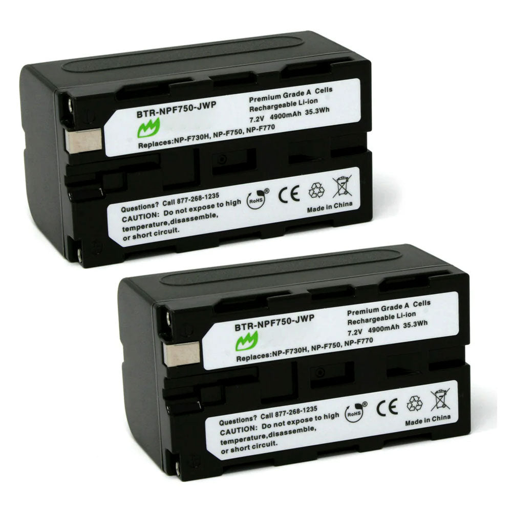(2-Pack) Sony DCR-TR8000 Battery 4900mAh, L-Series – NextBatteries.com