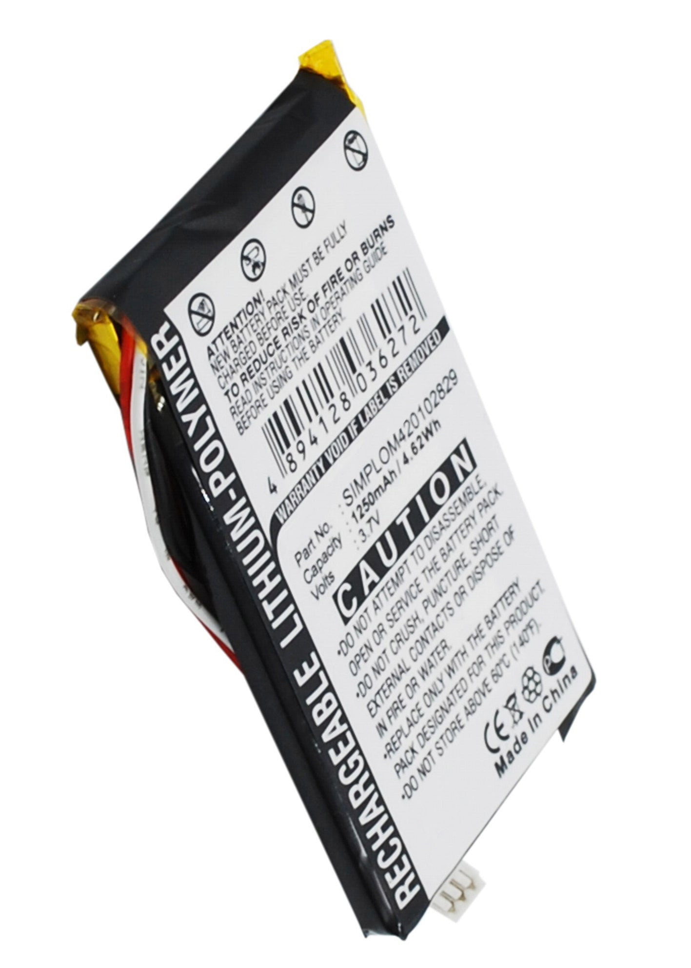 TomTom SIMPLOM420102829, Pro 8000 Battery 1250mAh – NextBatteries.com
