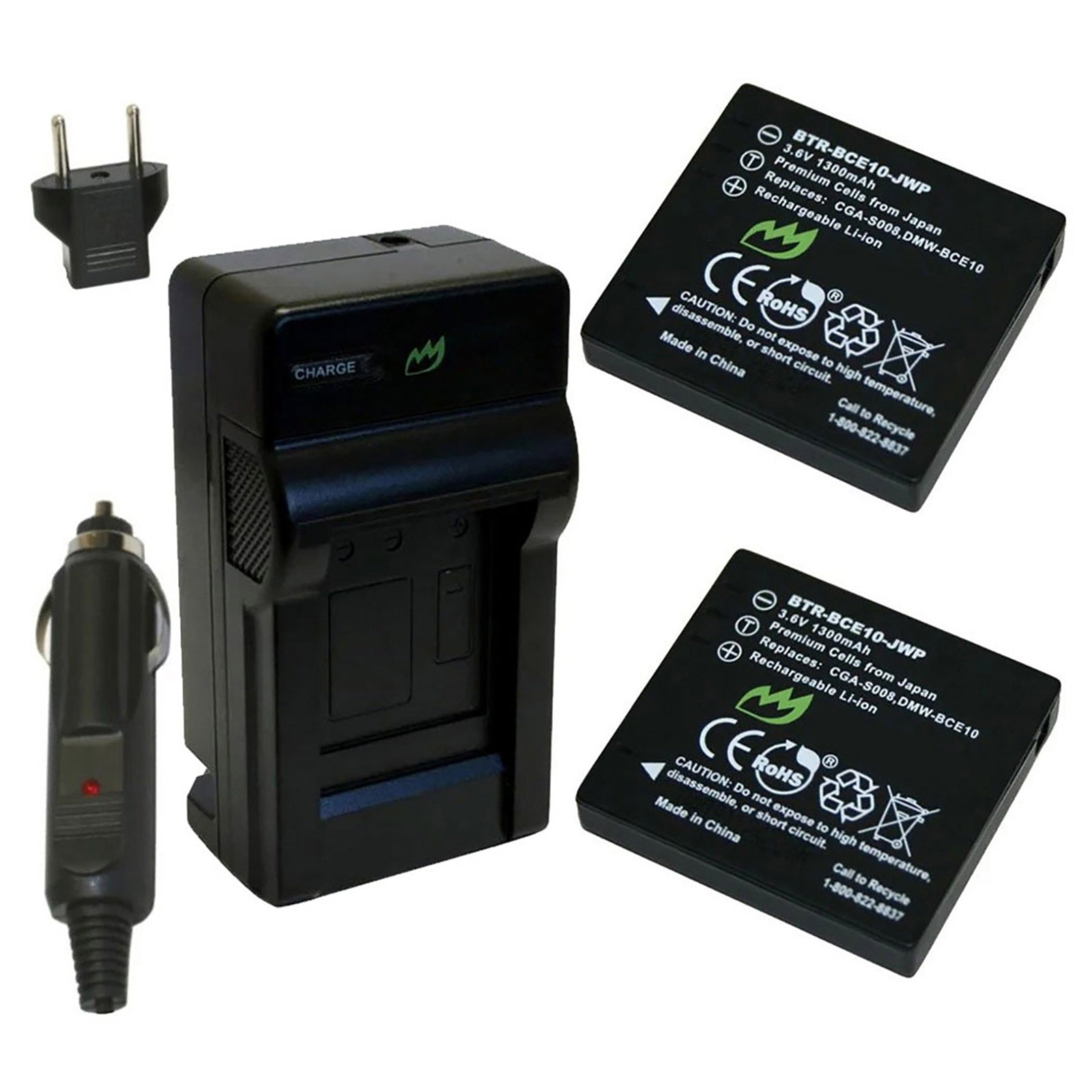 (2-Pack) Ricoh Caplio R7 Battery 1300mAh & Charger – NextBatteries.com
