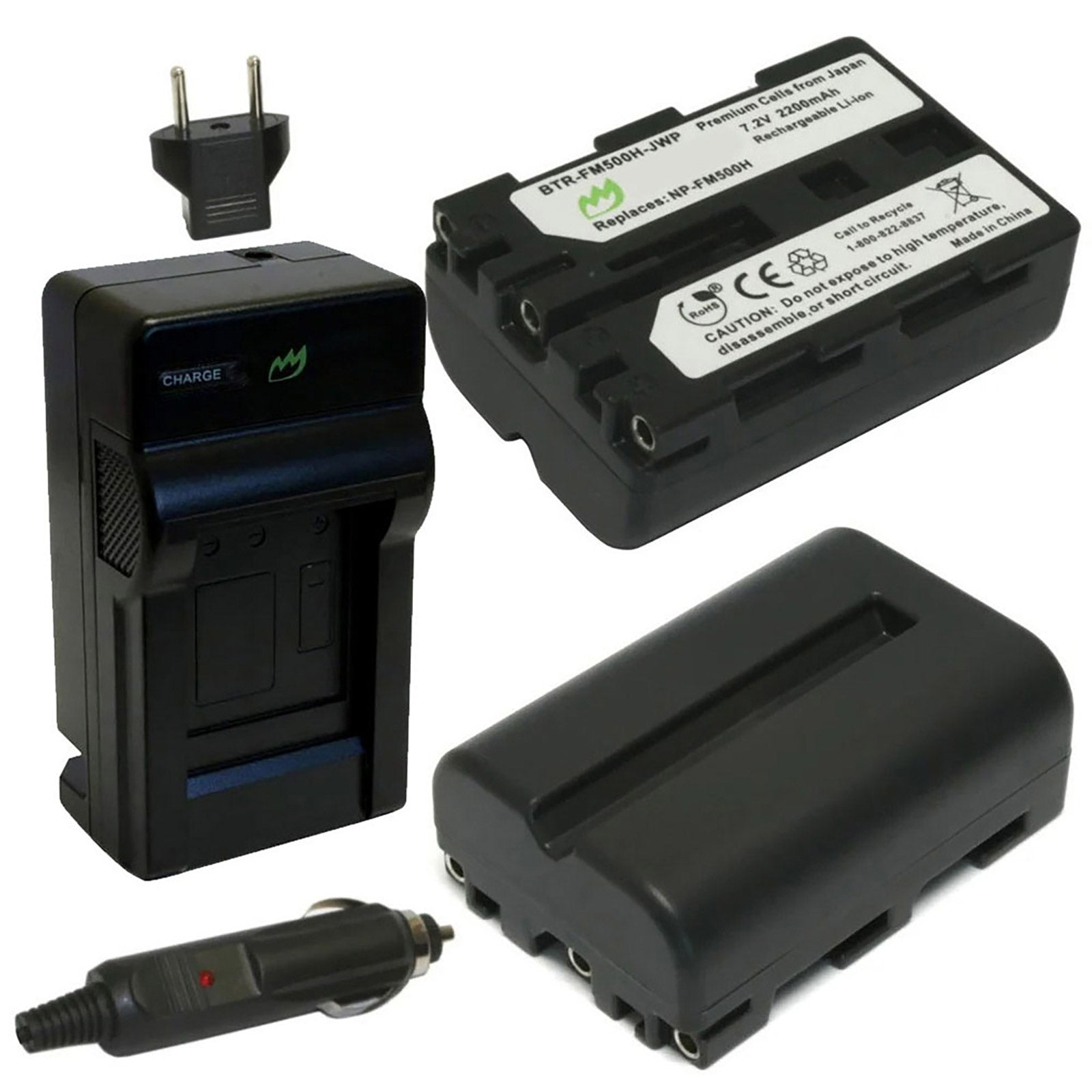 (2-Pack) Sony Alpha SLT-A58 Battery 2200mAh & Charger – NextBatteries.com