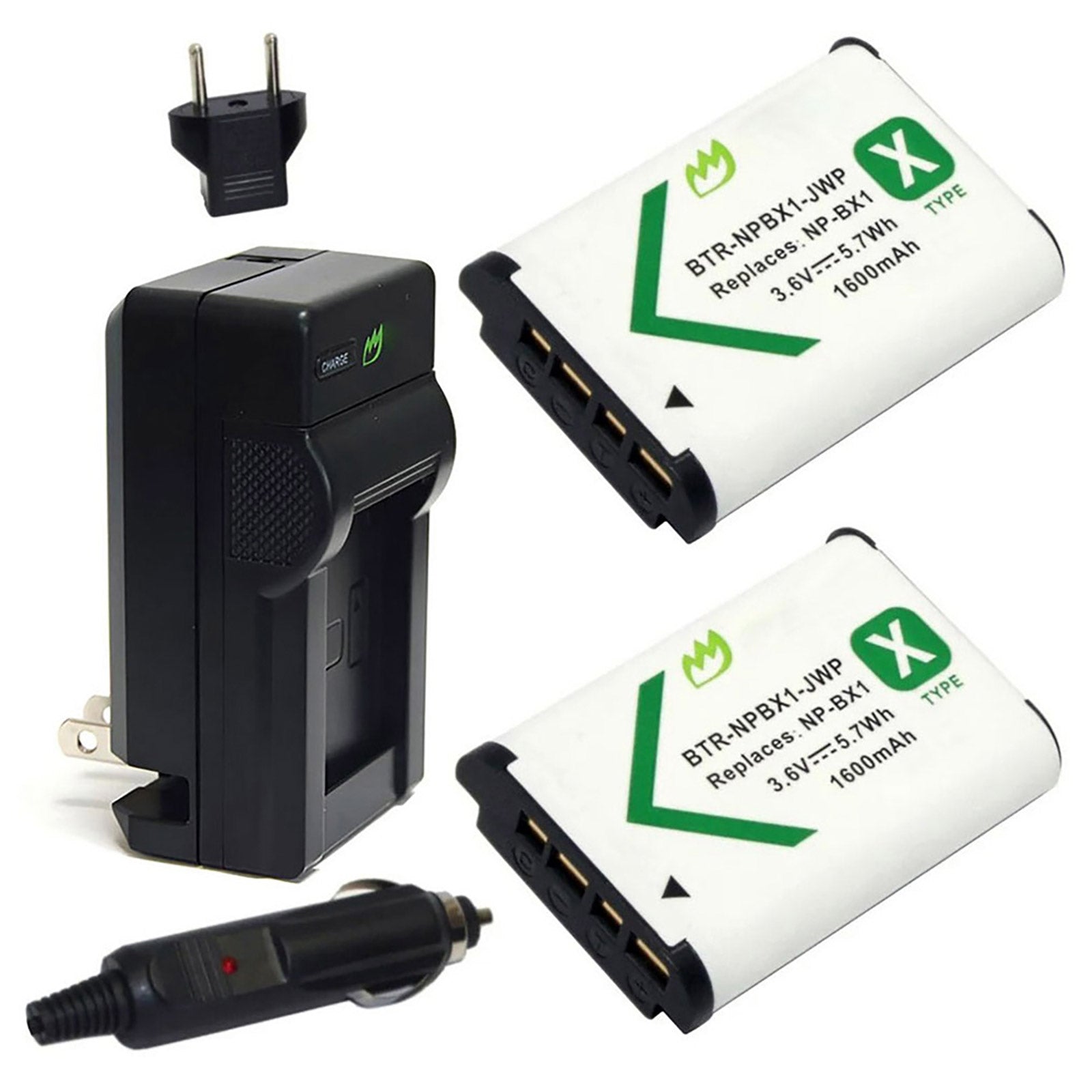 (2-Pack) Sony ZV1 Replacement Battery 1600mAh & Charger – NextBatteries.com