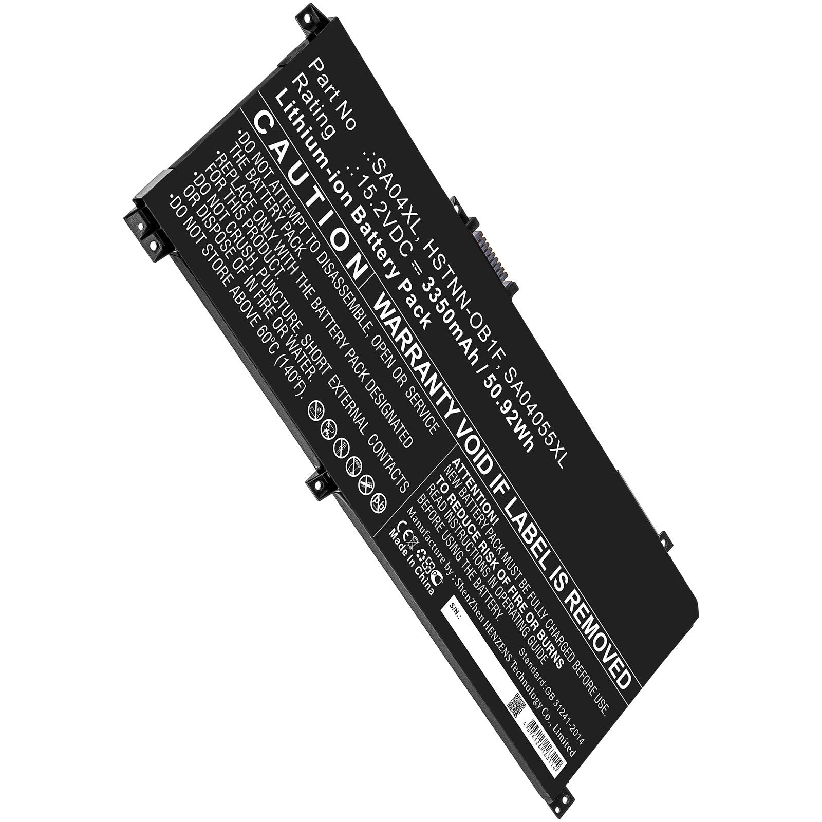 HP Envy 15-DR0000, Envy 15-DR0000 X360 Battery 3350mAh – NextBatteries.com