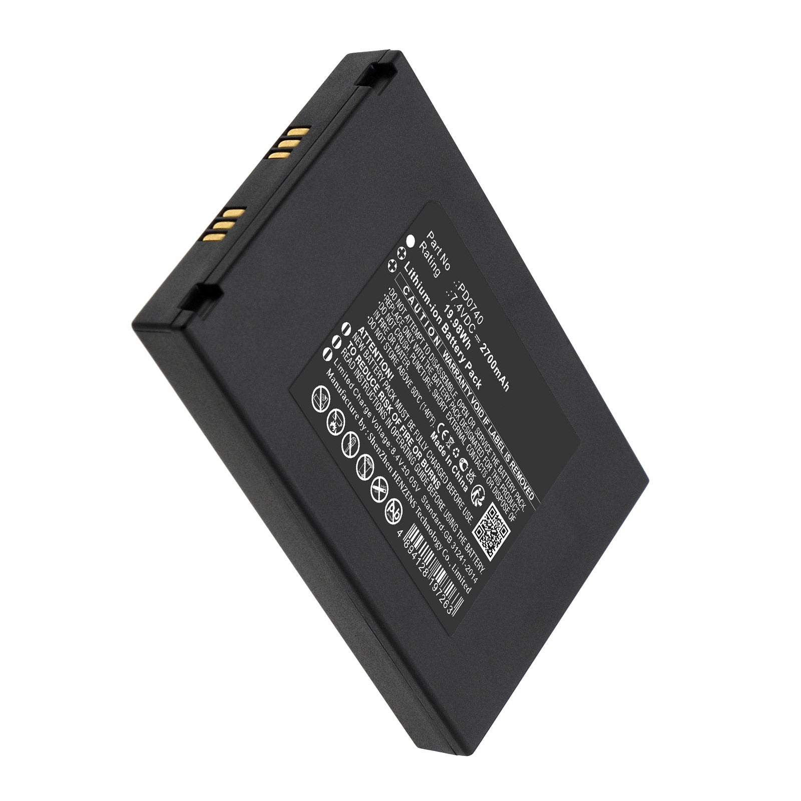 Centerm PD0740, K9, V8 Replacement Battery 2700mAh Li-ion ...