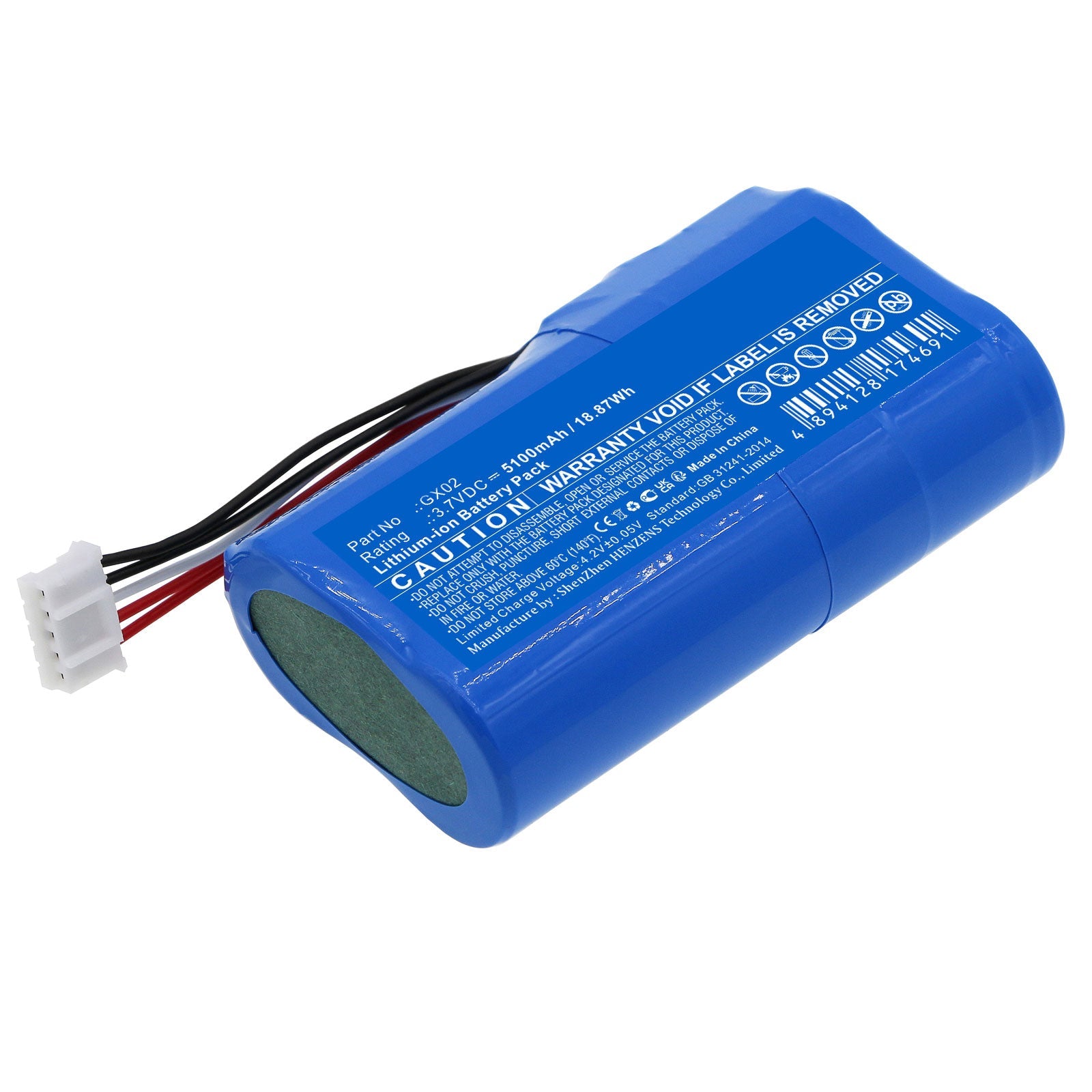 NEXGO GX02, N3, N5, N86 Replacement Battery 5100mAh Li-ion ...