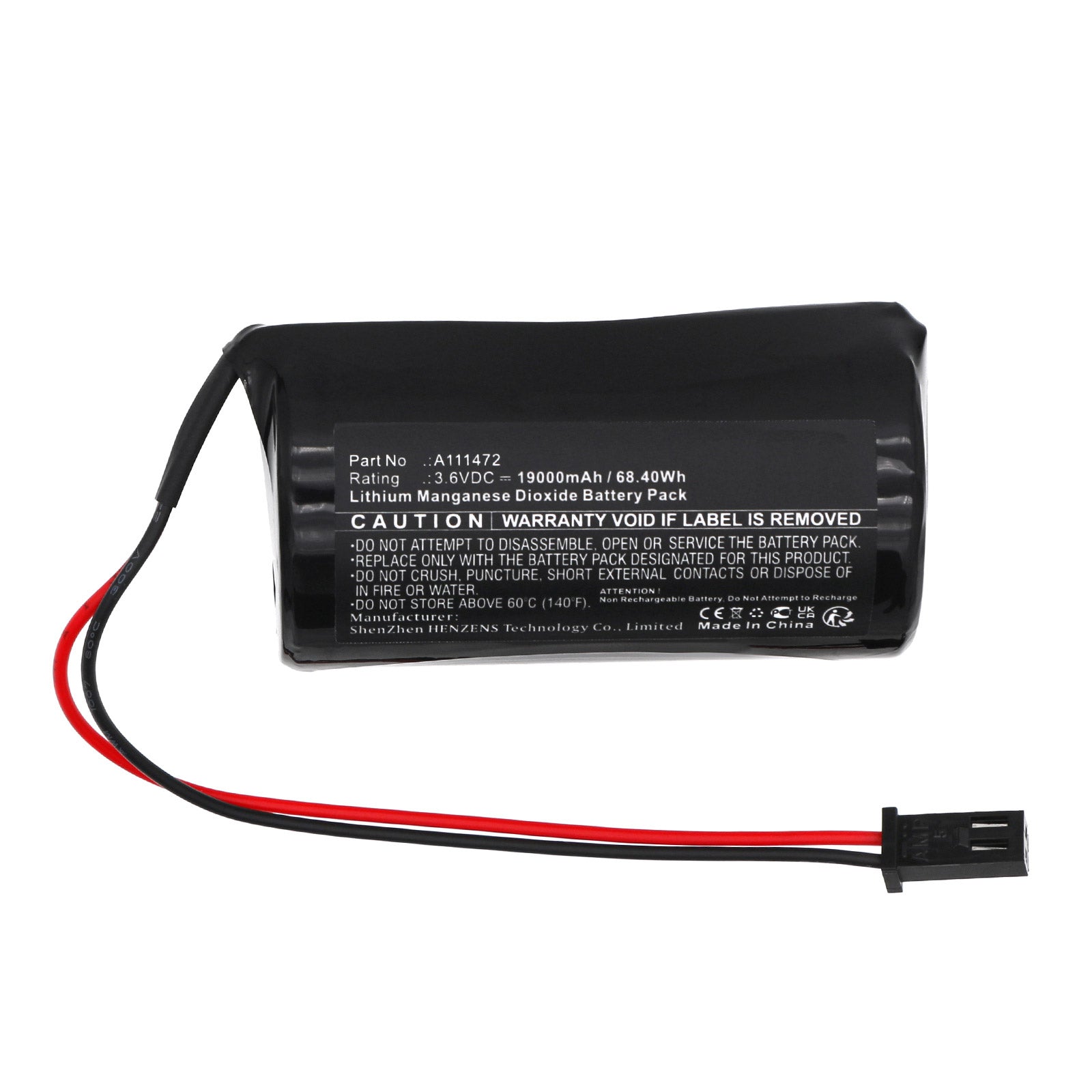 Itron Corus A111472, Gas Volume Vonverter Replacement Battery 19000mAh ...