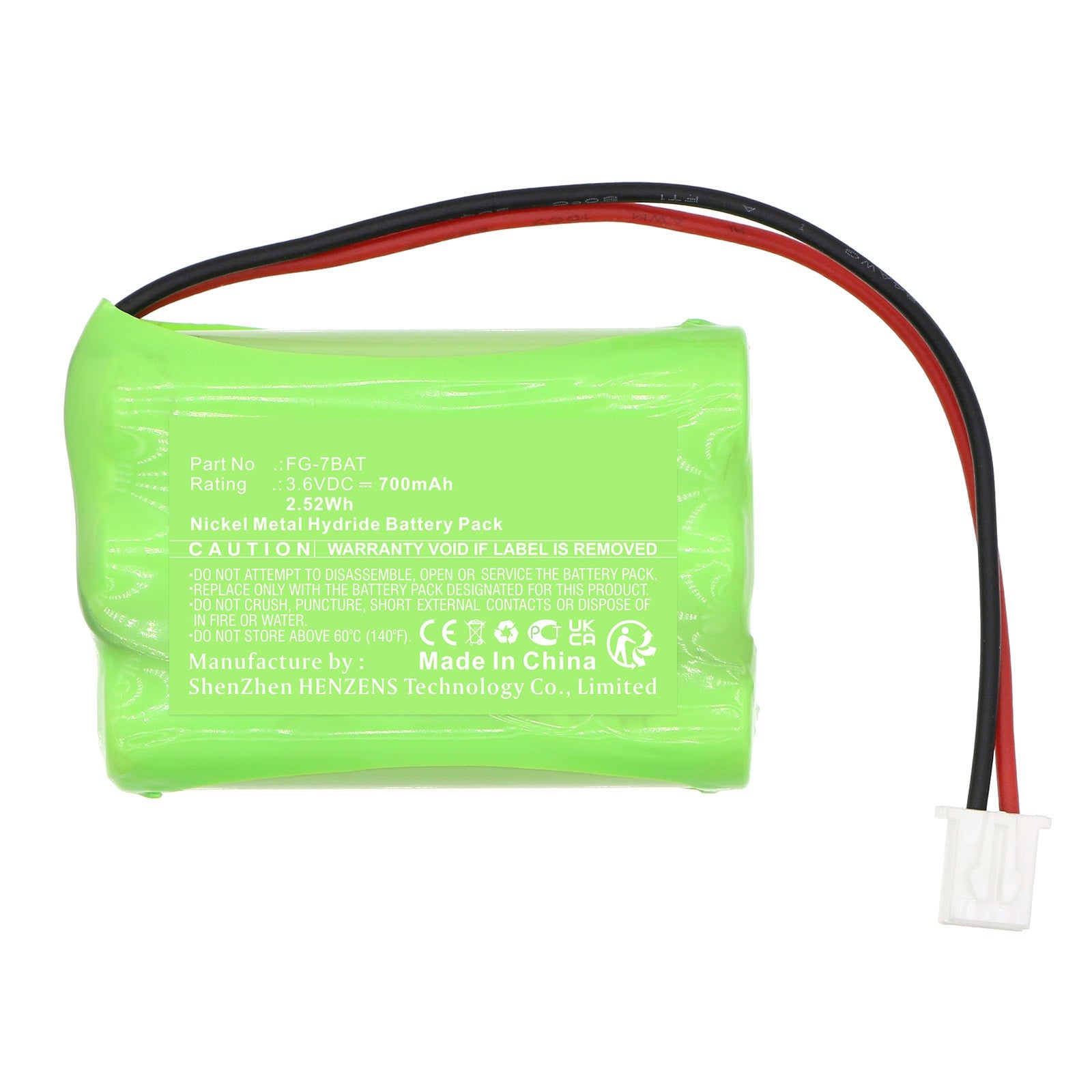 Shimpo FG-7BAT, FG-7000, FG-7000L, FG-7000T Replacement Battery 700mAh ...