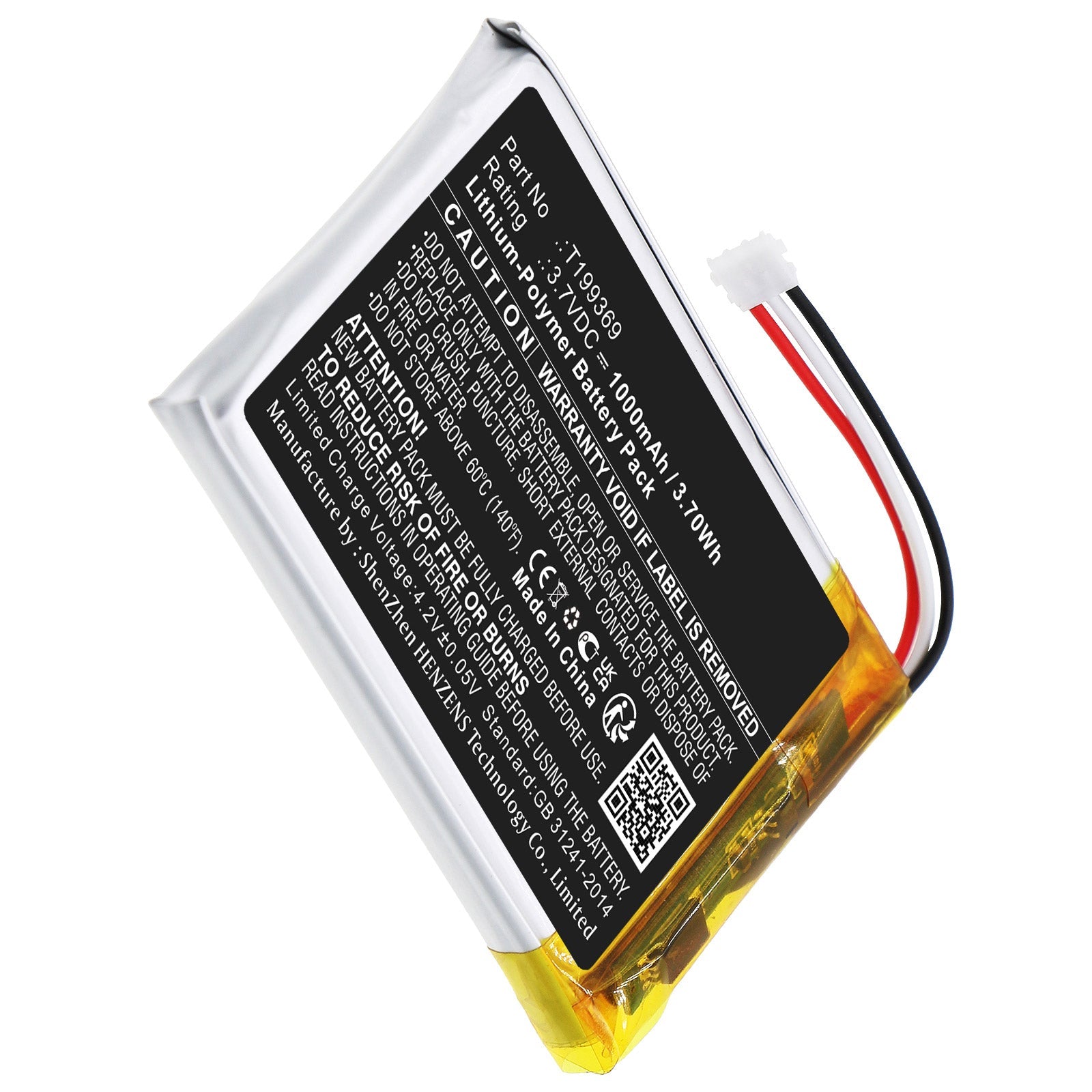 FLIR T199369, C2 Battery 1000mAh – NextBatteries.com