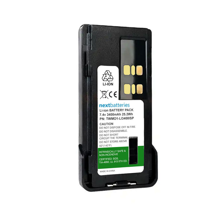 Motorola XPR 7000e Intrinsically Safe Replacement Battery (Smart ...