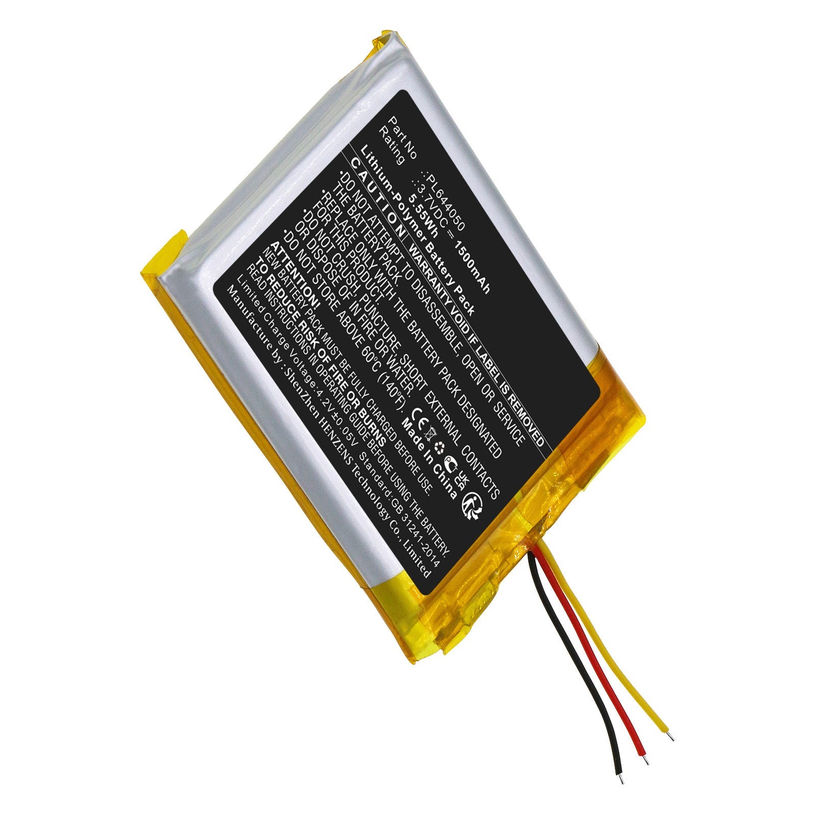 HyperX PL644050, Cloud Alpha Battery 1500mAh – NextBatteries.com