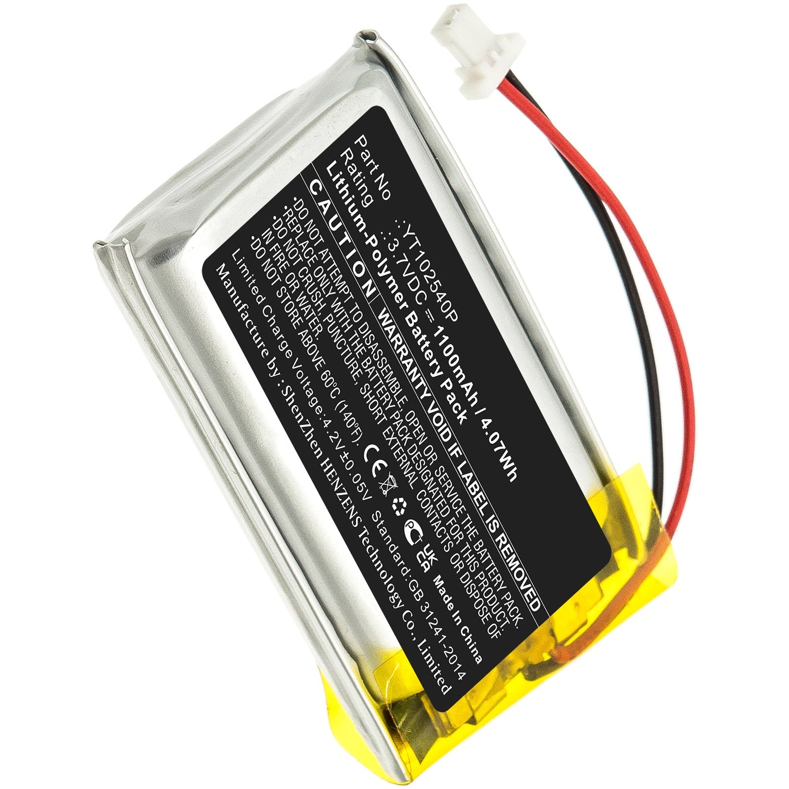 Sena YT102540P, 30K Battery 1100mAh – NextBatteries.com