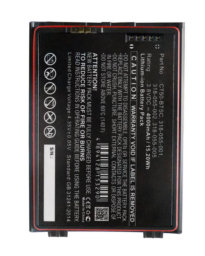 Honeywell 318-055-001, 318-055-002 Replacement Battery 4000mAh Li-ion ...