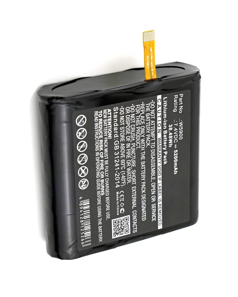 Sunmi W5900 Battery | 5200mAh Li-ion 7.4V Scanner Battery ...