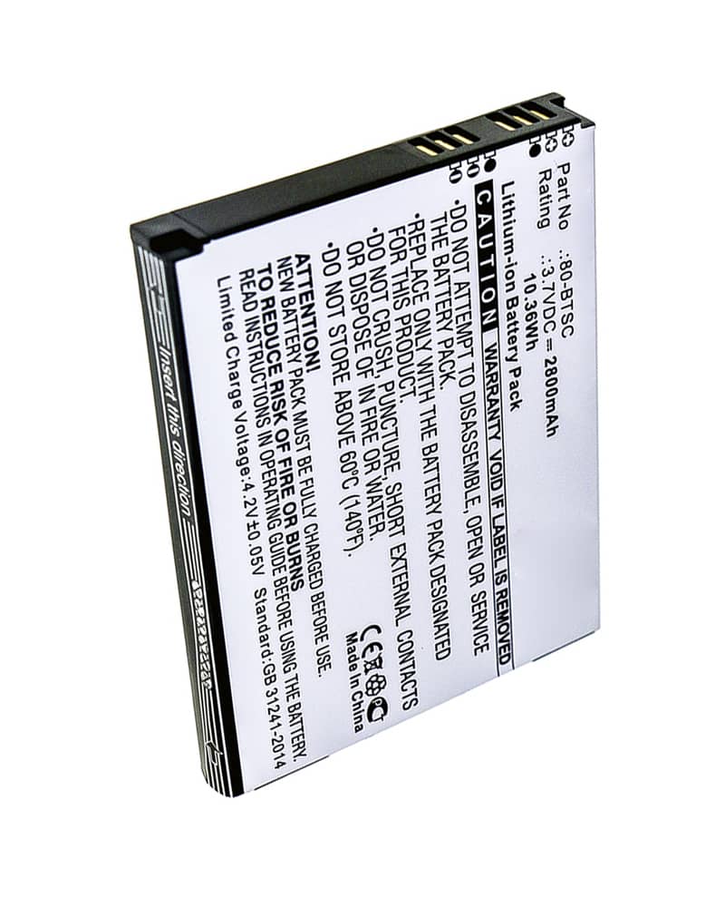 Point Mobile 80-BTSC Battery| 2800mAh 3.7V Scanner Battery ...