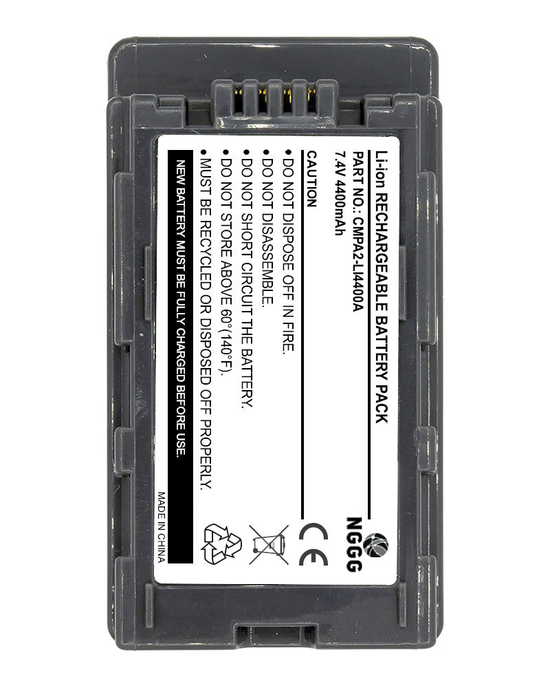 Panasonic VDR-D58GK Battery| 4400mAh Li-ion Camera Battery ...