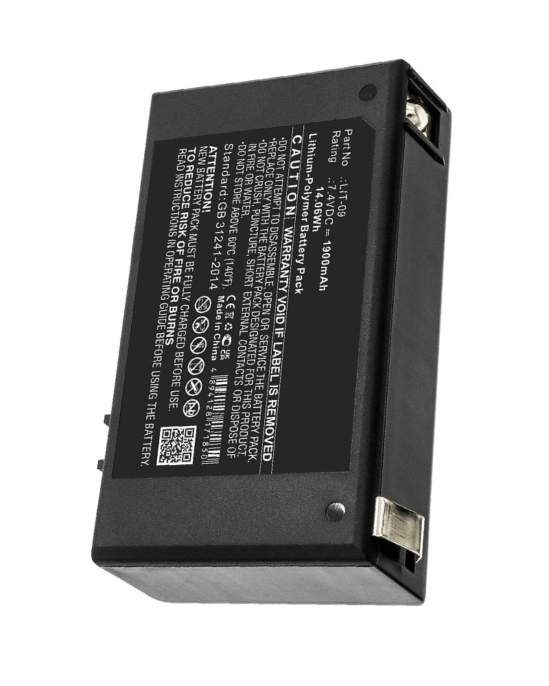 Spypoint LIT-09, Bloc Pile Replacement Battery 1900mAh – NextBatteries.com