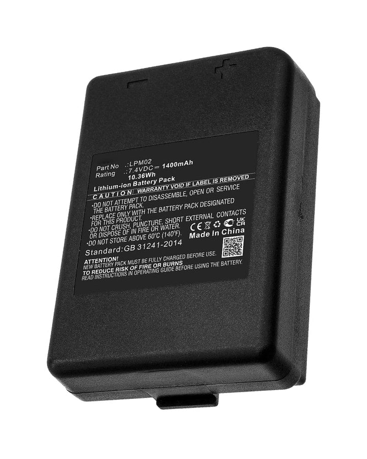 Autec LPM02, R0BATT00E08A0, AJM, AJR Replacement Battery 1400mAh Li-ion ...