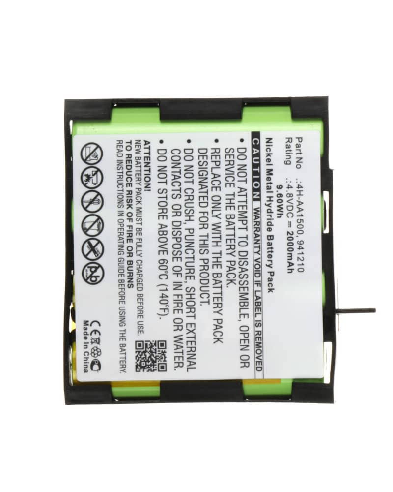 Compex 4H-AA1500, 941210, Sport Elite Replacement Battery 2000mAh Ni-MH ...