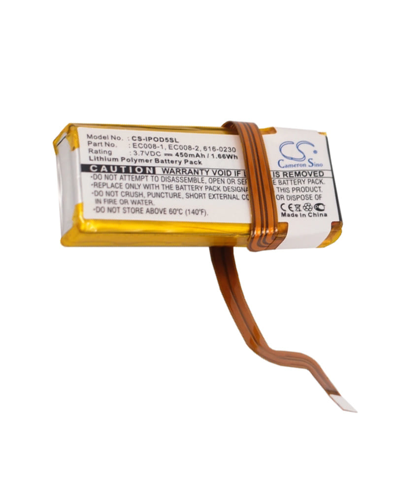 Apple 616-0227, 616-0229, 616-0230, 616-0392 Replacement Battery 450mAh ...