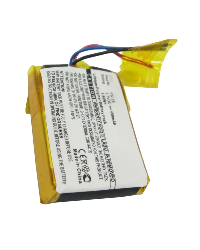 Philips GoGear SA3115, SA3125, SA3125/37 Battery 450mAh – NextBatteries.com