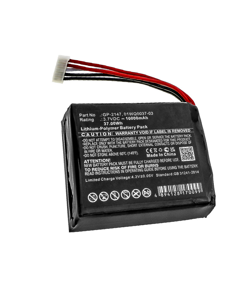 EXFO 01WQ0037-03, GP-2147 Replacement Battery 10000mAh – NextBatteries.com