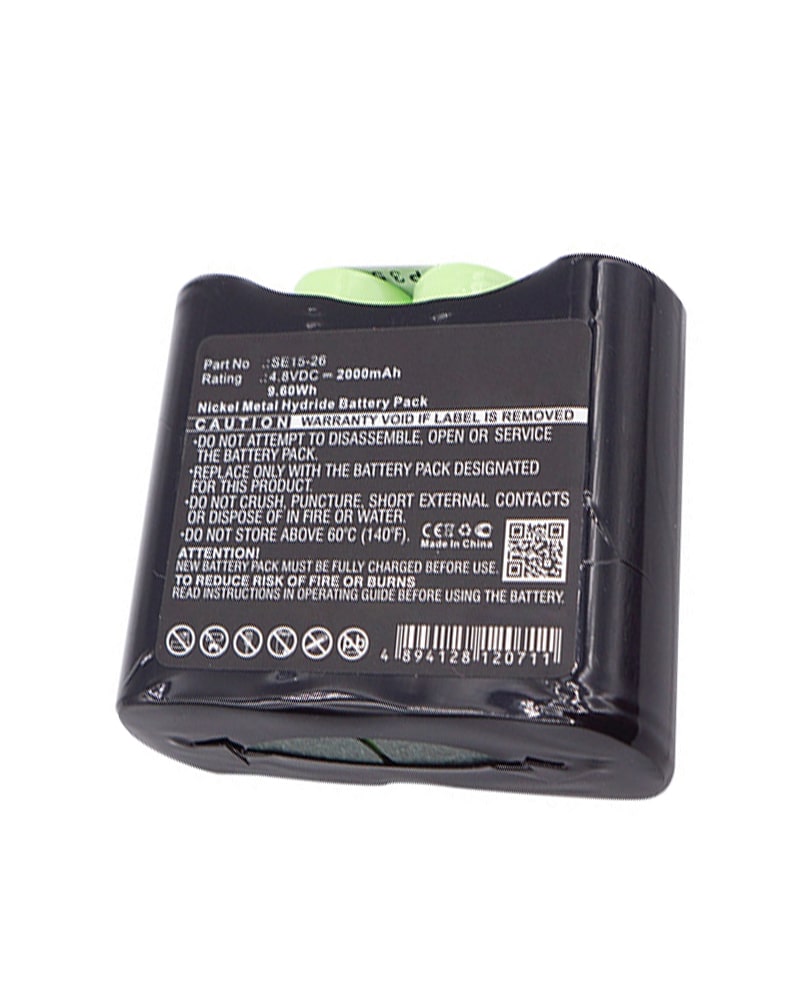 X-Rite 500, 504, 508, SE15-26 Replacement Battery 2000mAh Ni-MH ...