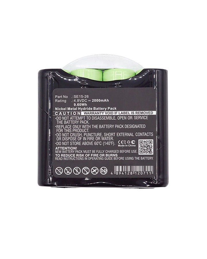 X-Rite 500, 504, 508, SE15-26 Replacement Battery 2000mAh Ni-MH ...