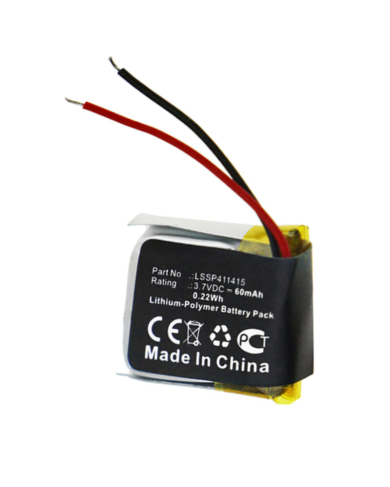 Fitbit LSSP411415, Charge 2 Replacement Battery 60mAh Li-Polymer ...