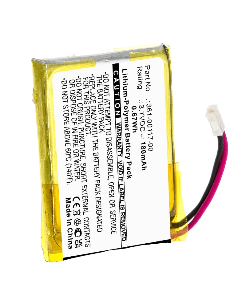 Garmin 361-00117-00, Approach S10, S20, X40 Battery 180mAh ...
