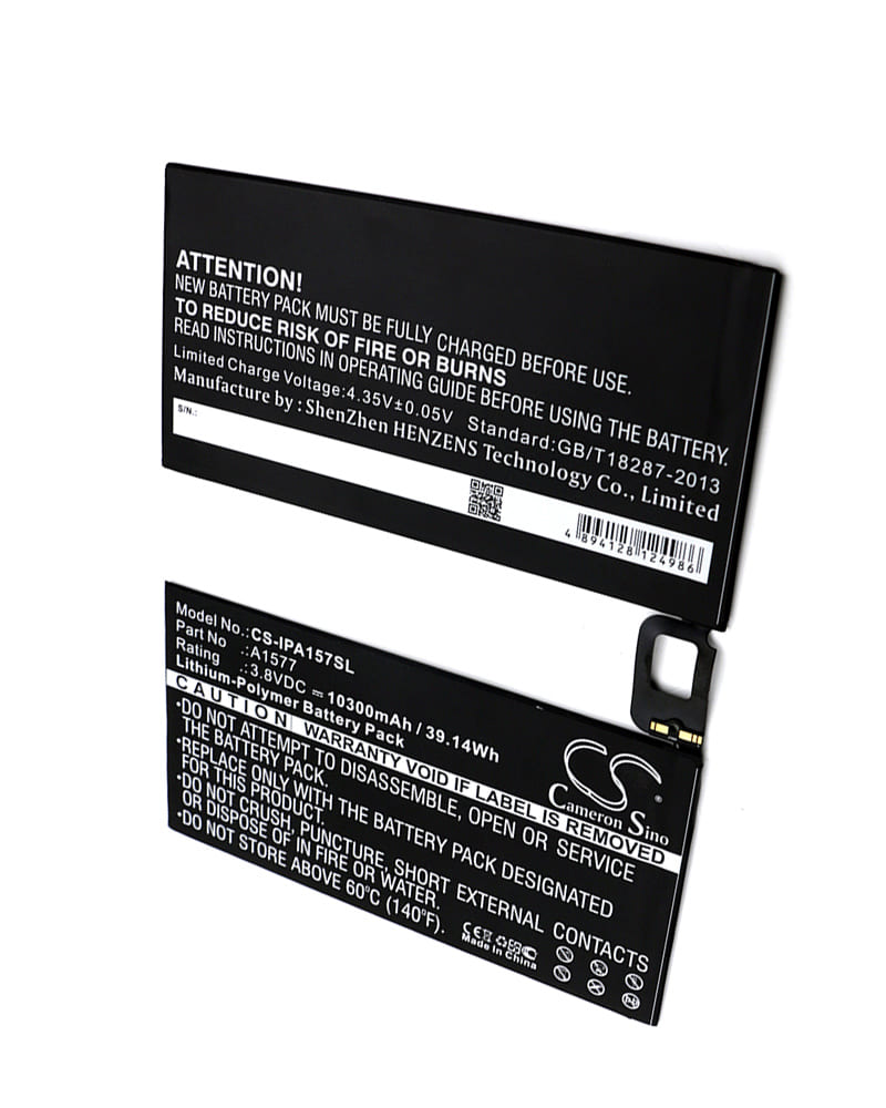 Apple A1577, A1584, A1652, iPad Pro 12.9 Replacement Battery 10300mAh ...