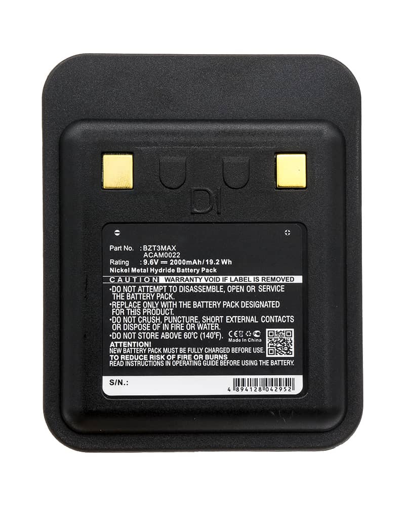 Bullard T3, T3NIMH Replacement Battery 2000mAh Ni-MH – NextBatteries.com