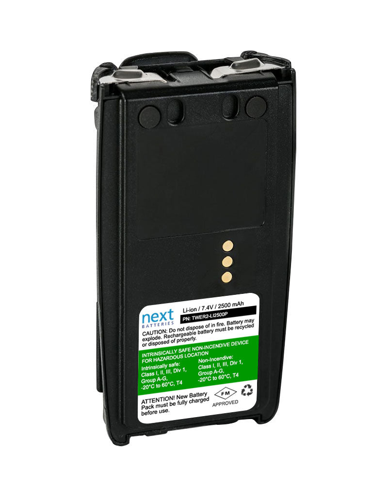 Harris P5370 Intrinsically Safe Replacement Battery 2500mAh Li-ion IP64 ...