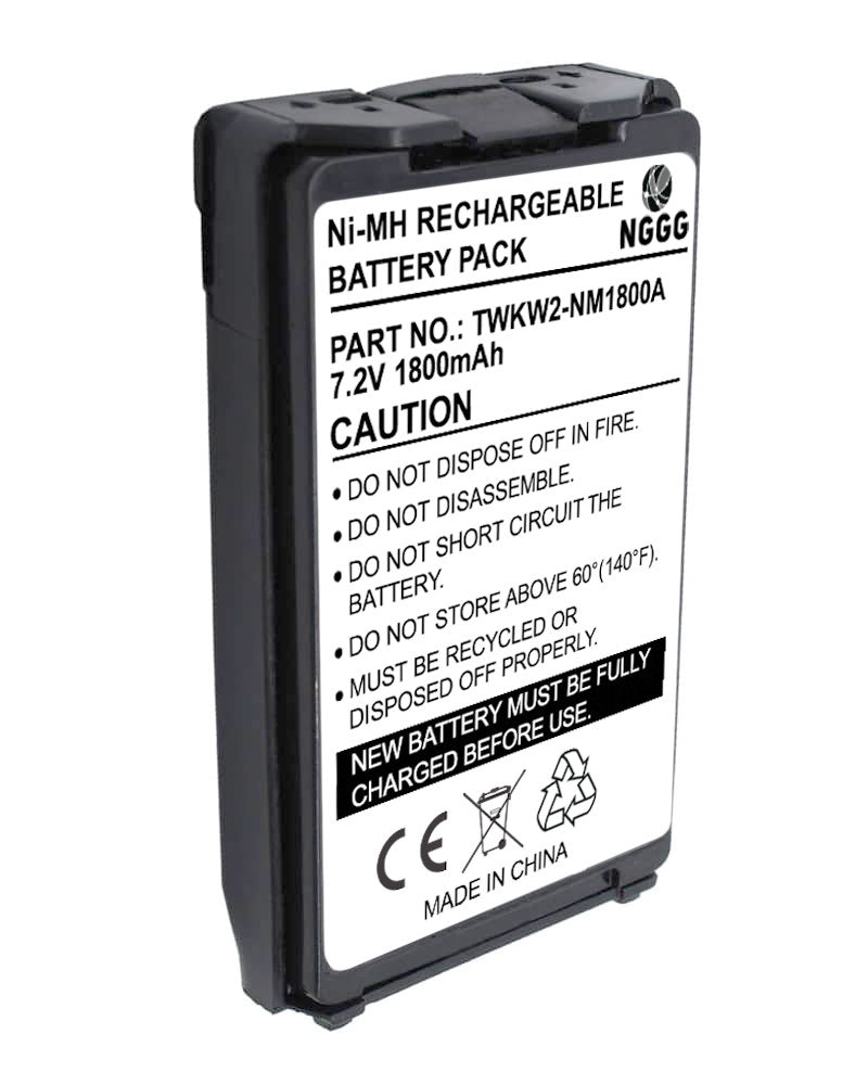 Kenwood PB-43N Battery | 1800mAh Ni-MH 7.2V Radio Battery ...