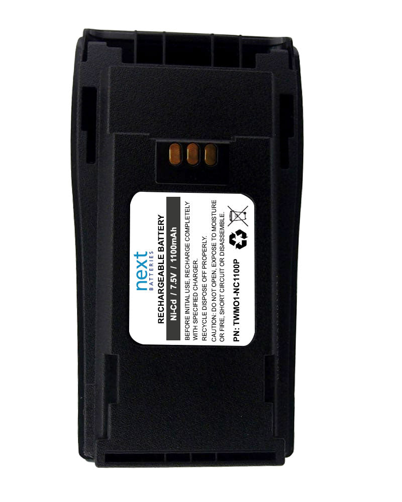 Motorola CP200d Replacement Battery 1100mAh Ni-CD – NextBatteries.com