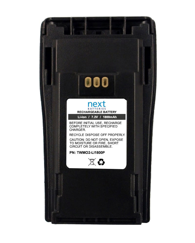 Motorola CP200d Replacement Battery 1800mAh Li-ion – NextBatteries.com