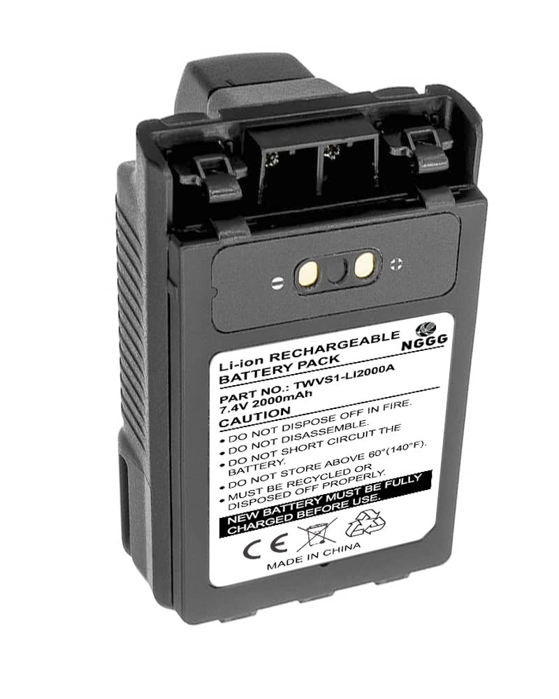 Vertex VX-8DR Battery | 2000mAh Li-ion 7.4V Radio Battery ...