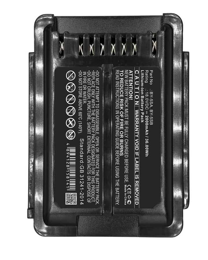 Sharp EC-AH5 Battery | 2000mAh Li-ion 18V Vacuum Battery ...