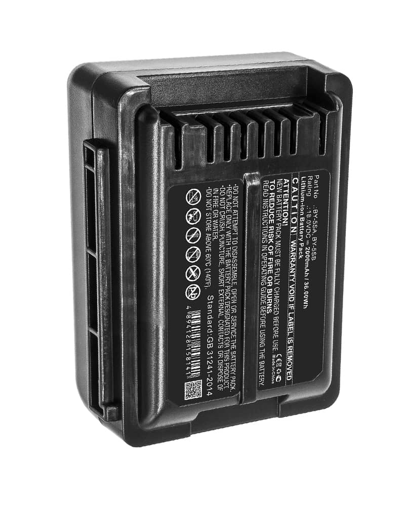 Sharp BY-5SB Battery | 2000mAh Li-ion 18V Vacuum Battery ...