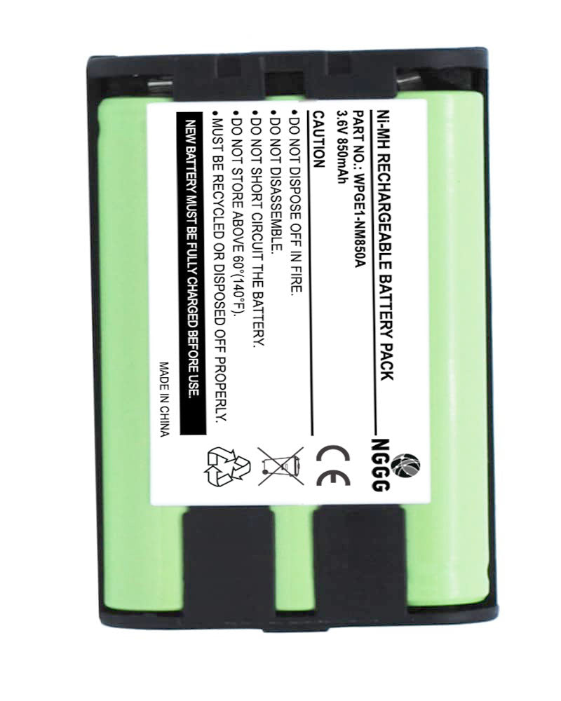 Panasonic KX-TG5652M Battery | 850mAh Ni-MH Phone Battery ...